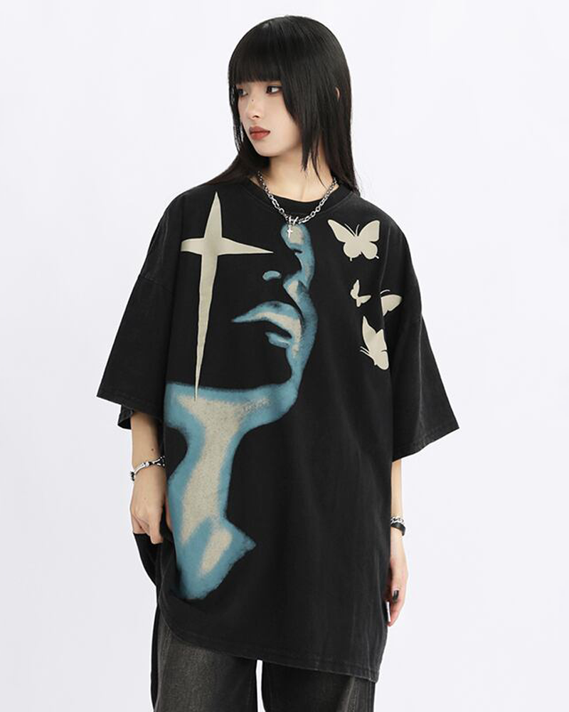 Tee shirt papillon | Y2K Plug